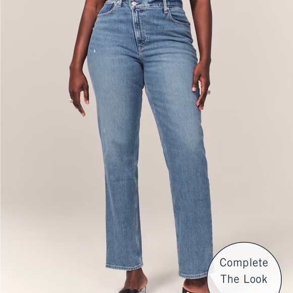 Abercrombie & Fitch | Jeans | Abercrombie Curve Love 9s Straight Ultra ...